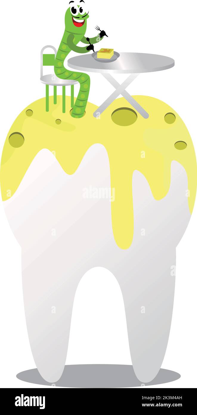 A vector illustration of an infected tooth Stock Vector Image & Art - Alamy