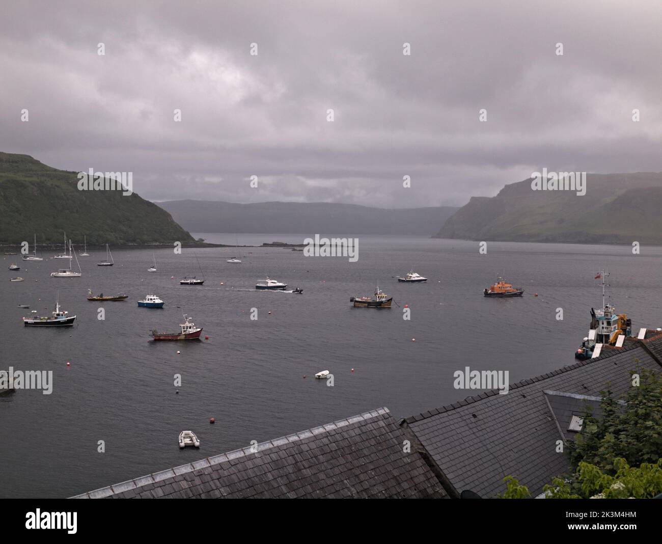 Fishing boats in Portree harbour, Loch Portree, Isle of Skye, Scotland ... Fishing boats in Portree harbour, Loch Portree, Isle of Skye, Scotland ...