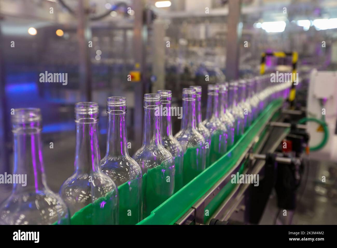 Illustration picture shows the opening of the new wine bottling plant ...