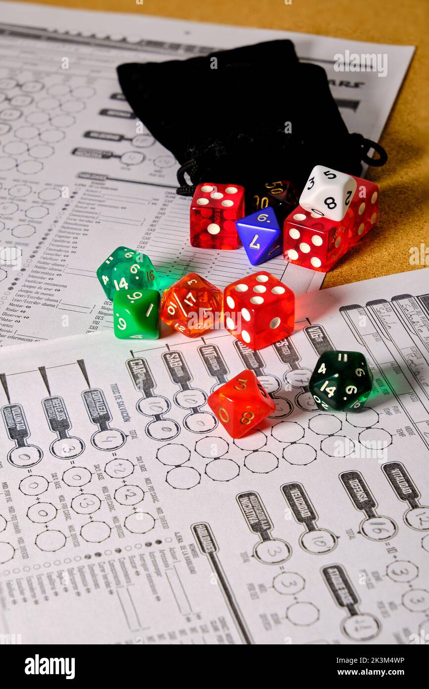 Several dice hi-res stock photography and images - Alamy
