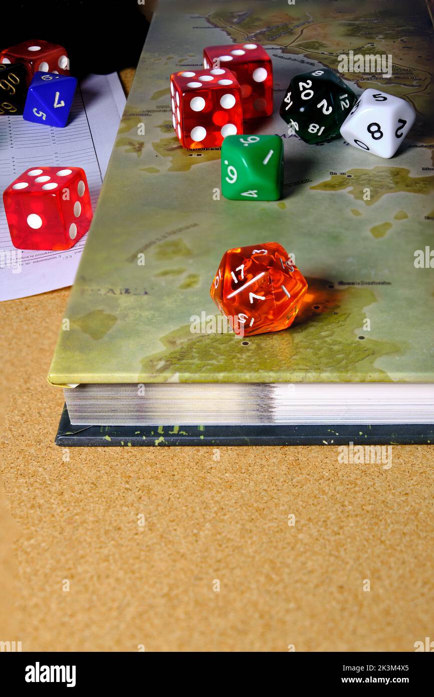 Dice game book hi-res stock photography and images - Alamy