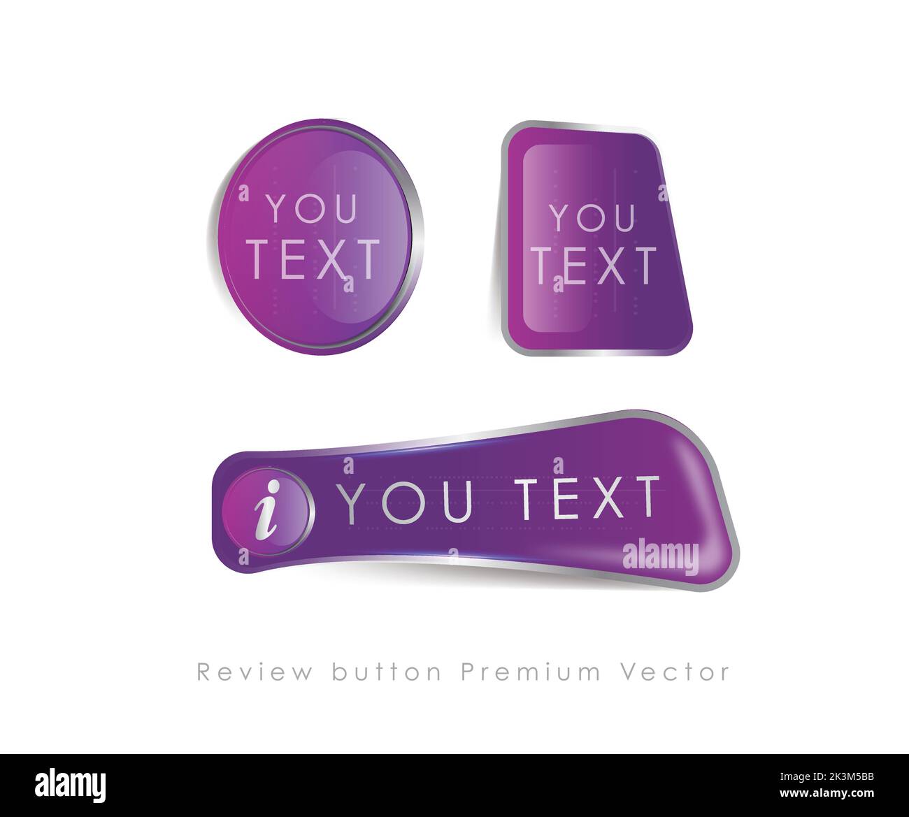 A vector illustration of a set of web buttons Stock Vector Image & Art ...
