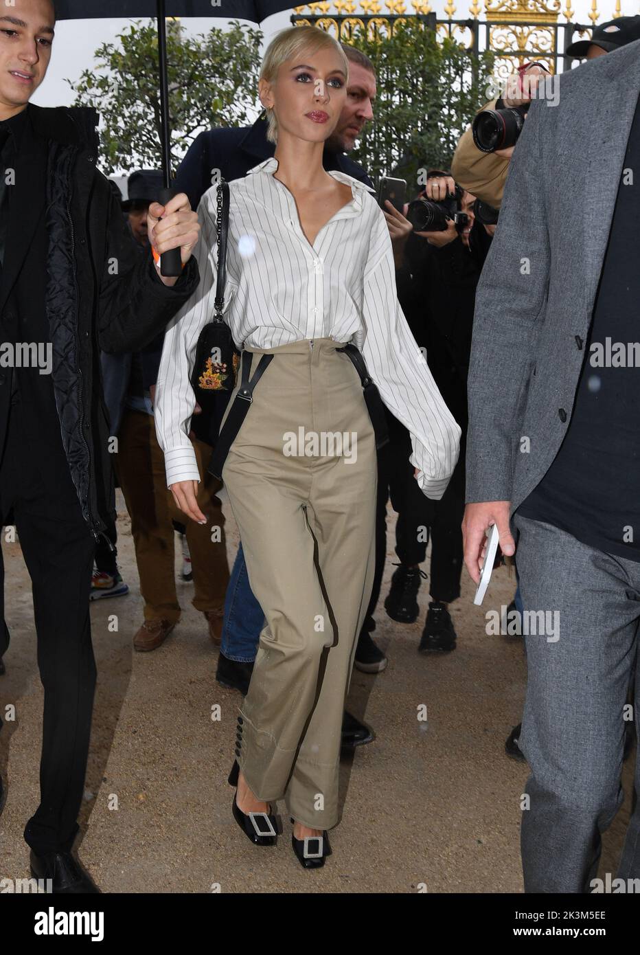 Paris, France. September 27, 2022, Iris Law attends the Christian Dior ...