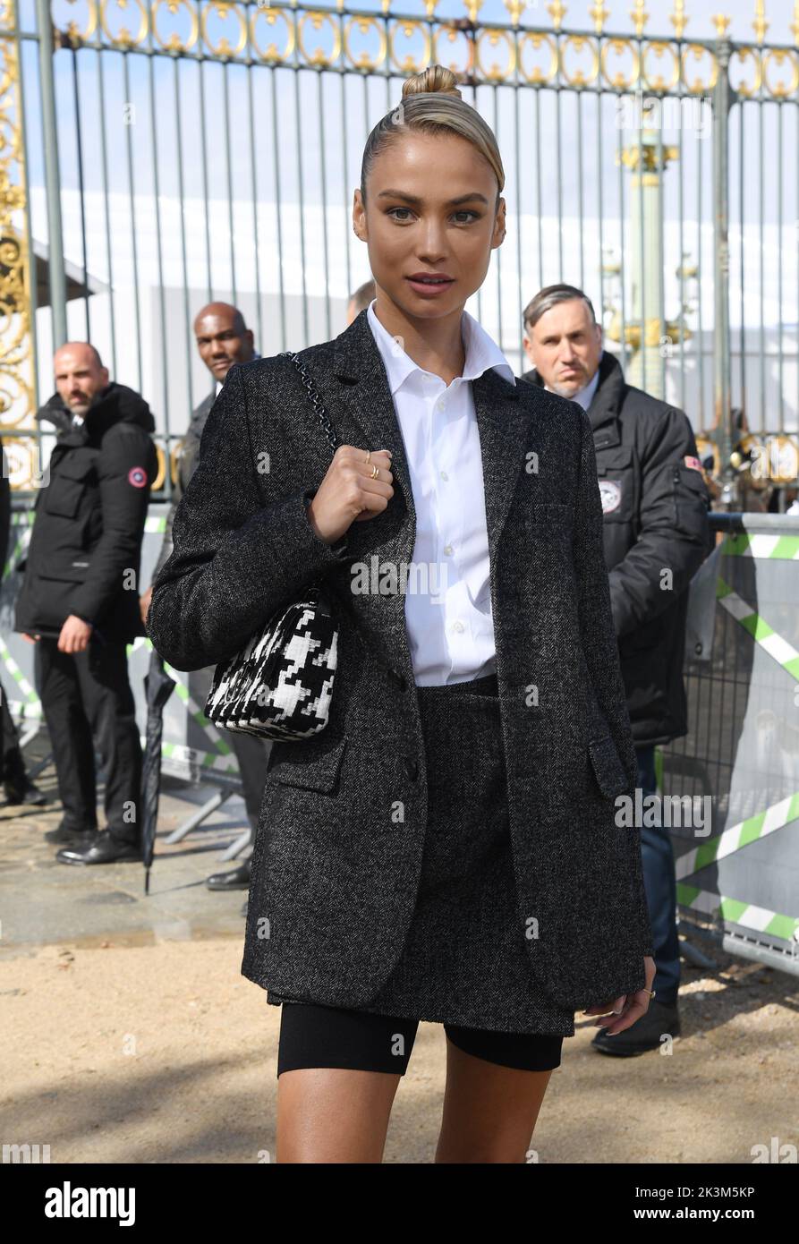Paris, France. September 27, 2022, Rose Bertram attends the Christian ...
