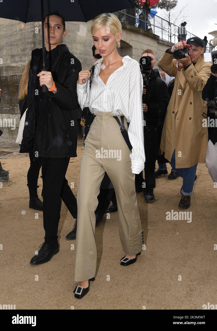 Paris, France. September 27, 2022, Iris Law attends the Christian Dior ...