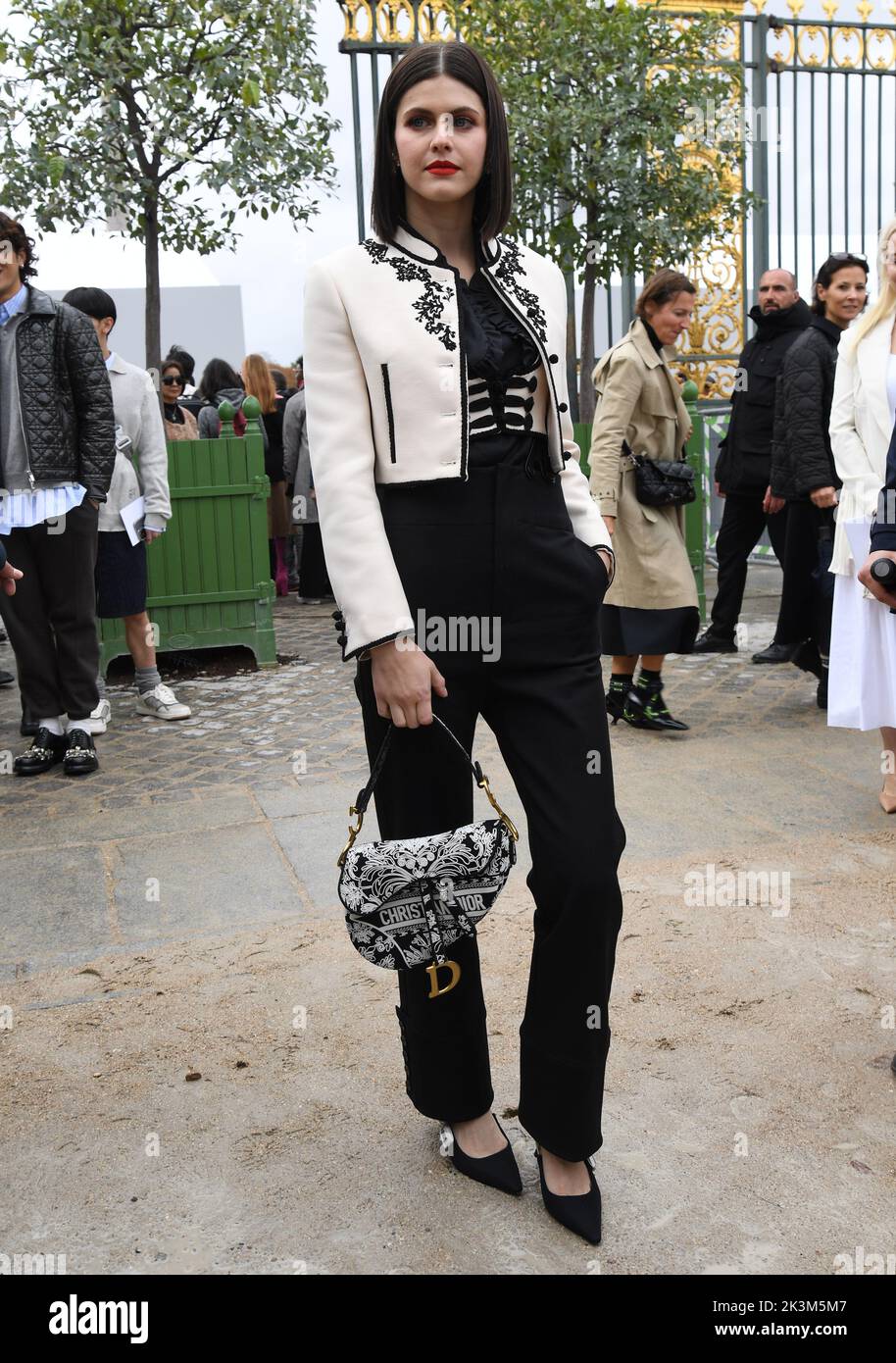 Paris, France. 27th Sep, 2022. Alexandra Daddario attends the Christian ...
