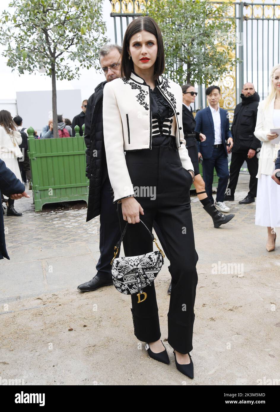 Paris, France. 27th Sep, 2022. Alexandra Daddario attends the Christian ...