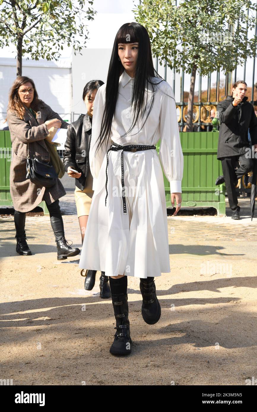 Paris, France. 27th Sep, 2022. Guest attends the Christian Dior ...