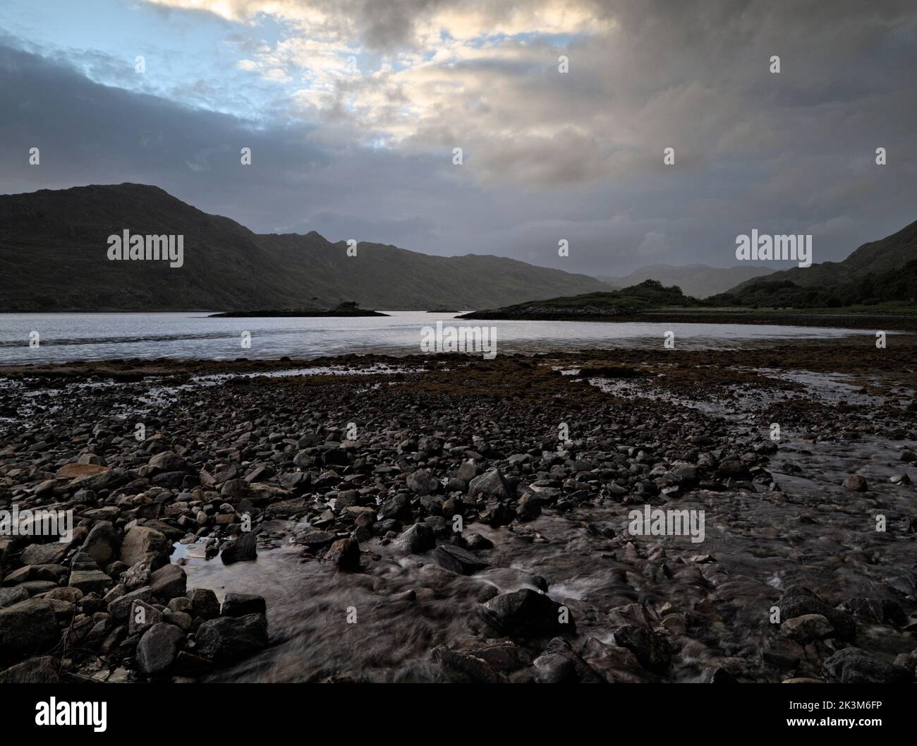 Cruac an Aonaich from the A861 road between Loch Ailort - Roshven Farm ...