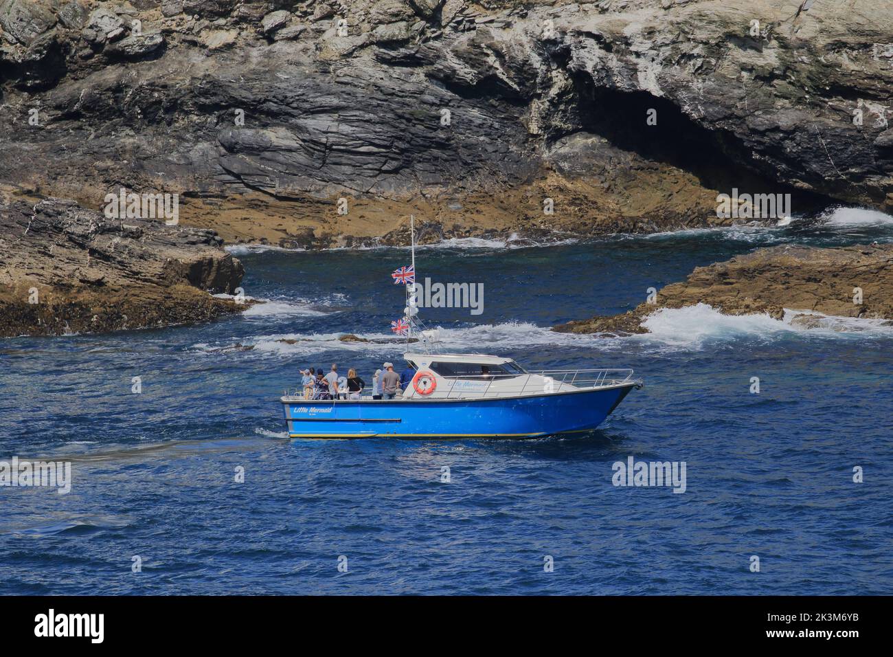 Little mermaid visiting Godrevy Lighthouse,built by Trinity House in ...