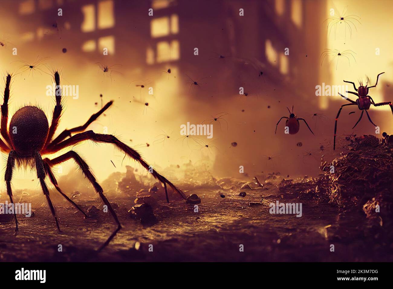 Primeval Giant Spiders