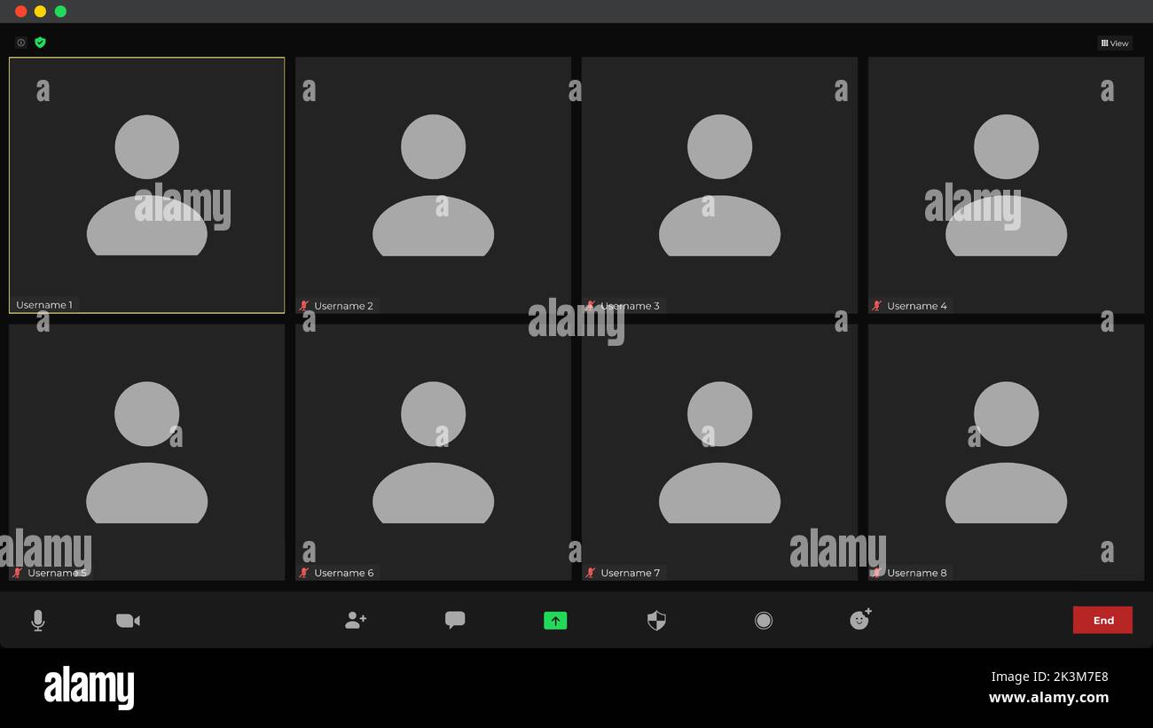 Video conference calls window overlay. Video calls window overlay. Call ...