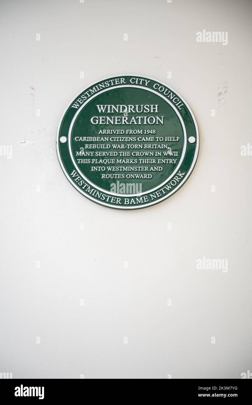 Windrush Generation Green Plaque, Paddington Station, London Road ...