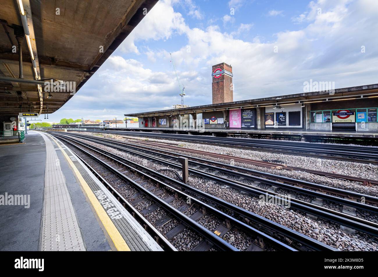 Chiswick Park, Underground Station, Chiswick, London Stock Photo - Alamy