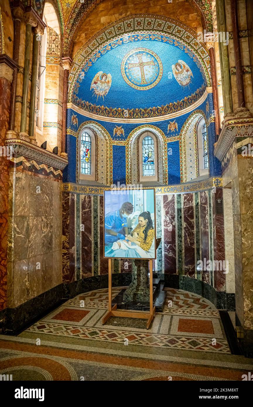 Fitzrovia Chapel, Middlesex Hospital, Pearson Square, London Stock ...