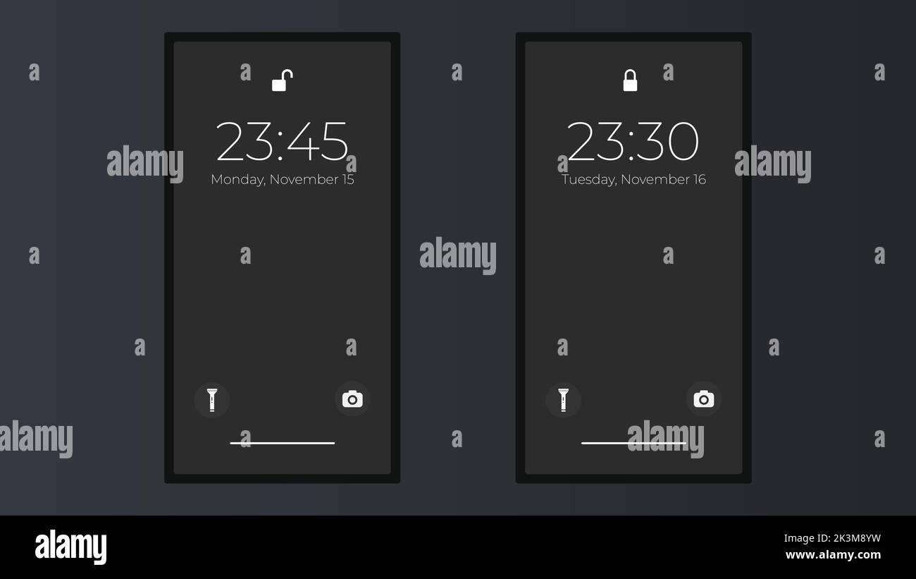 Phone display with blank screen. Phone display isolated. Blank screen ...