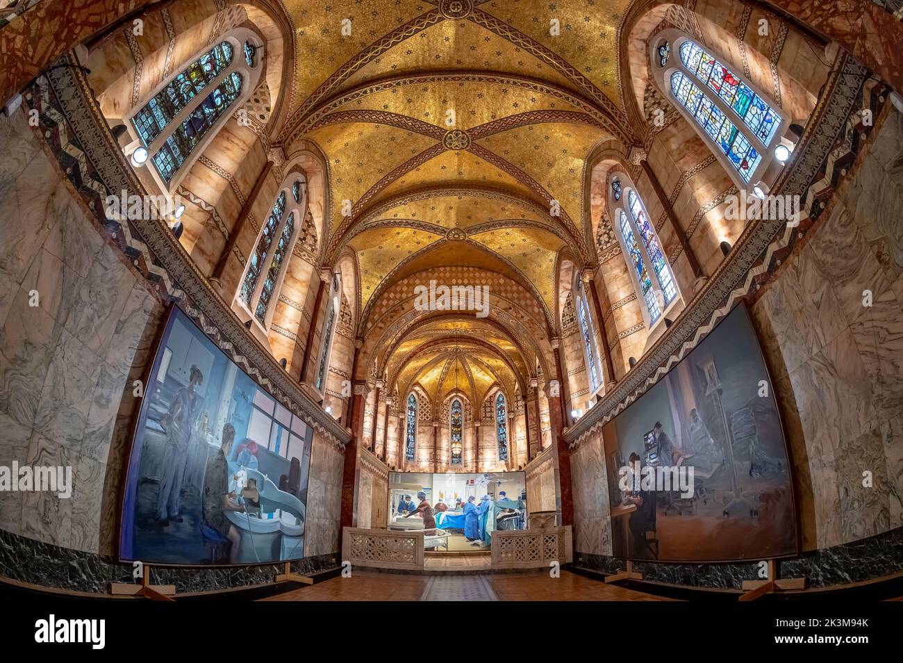 Fitzrovia Chapel, Middlesex Hospital, Pearson Square, London Stock ...