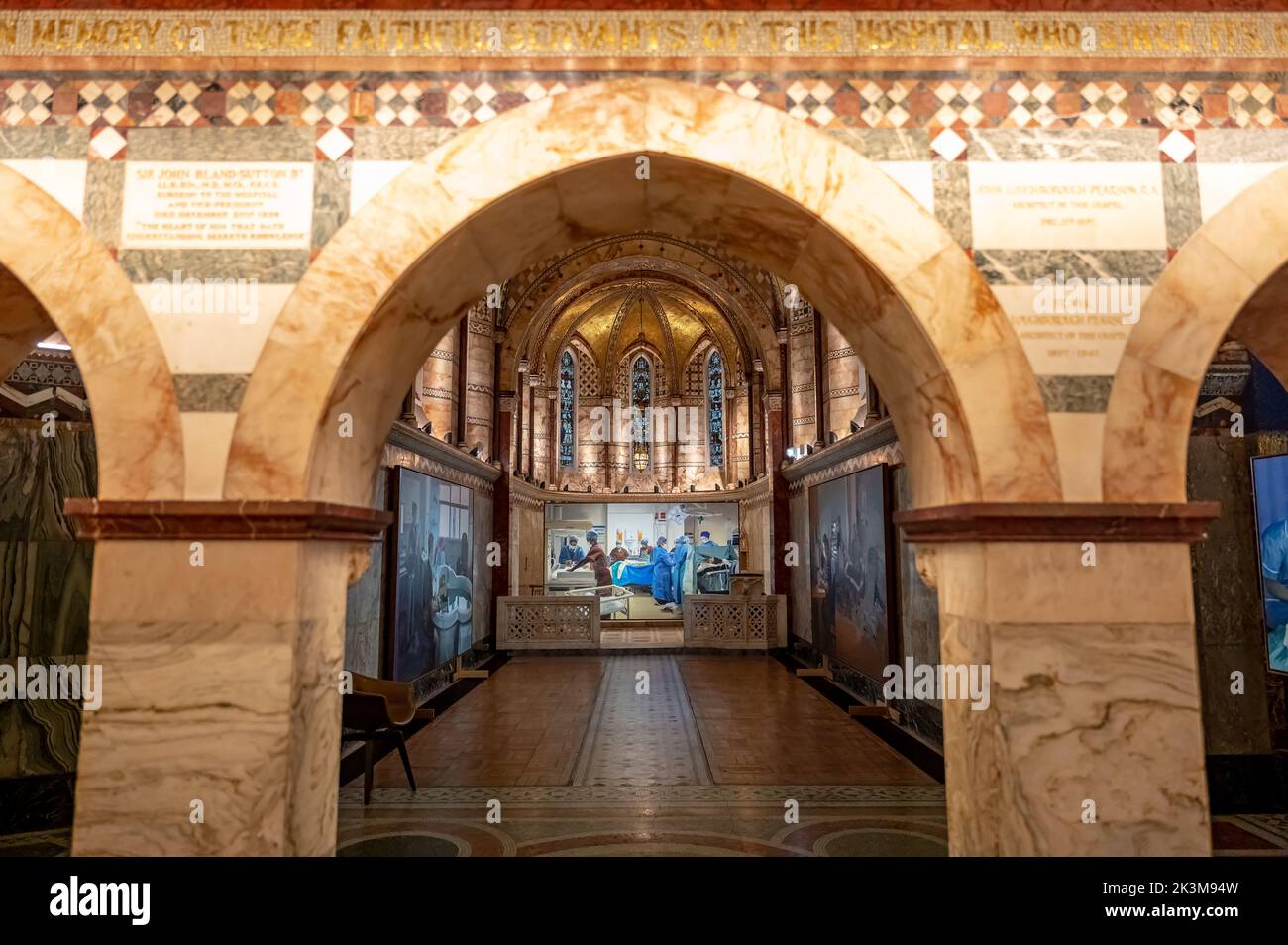 Fitzrovia Chapel, Middlesex Hospital, Pearson Square, London Stock ...