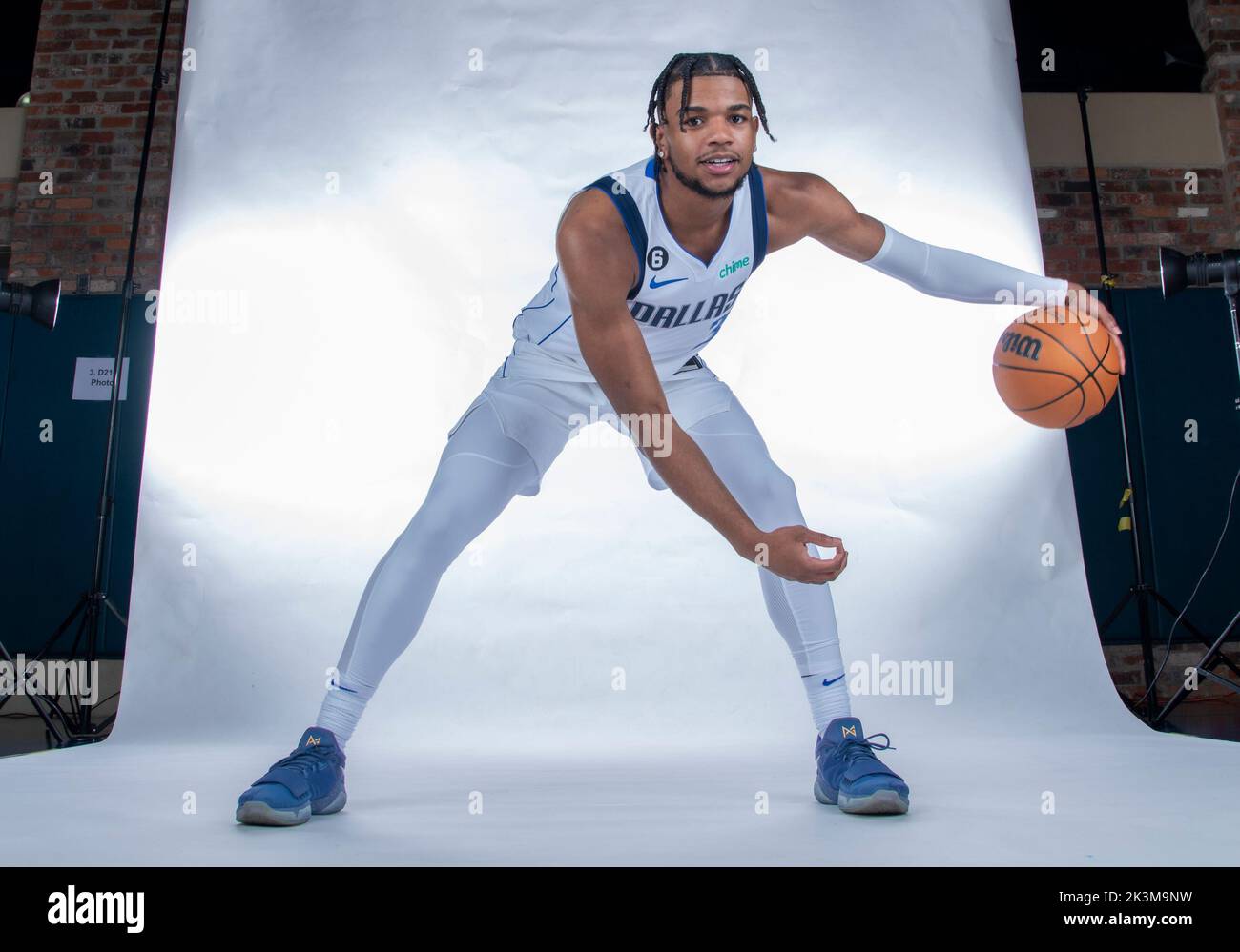 Sept 26, 2022: Dallas Mavericks guard Jaden Hardy #3 poses during the ...