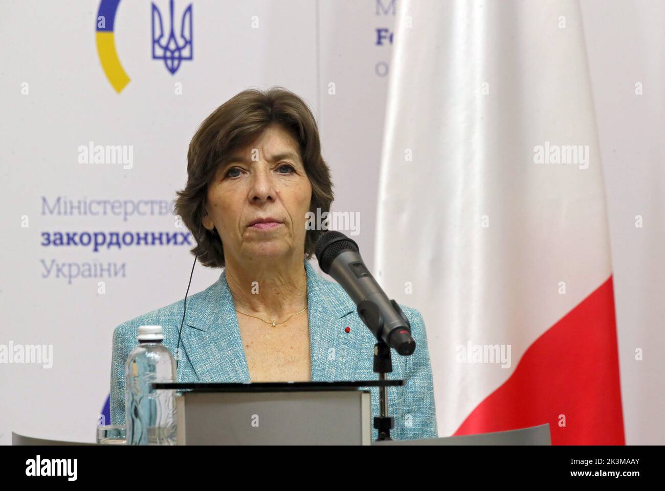 Non Exclusive: KYIV, UKRAINE - SEPTEMBER 27, 2022 - Minister for Europe ...