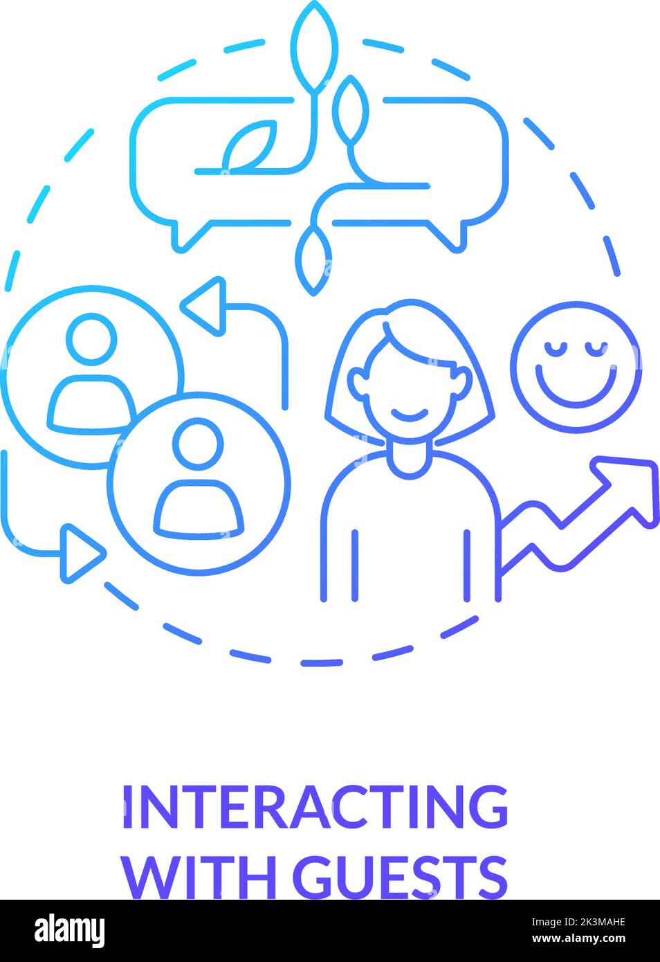 Welcoming guests illustration hi-res stock photography and images - Alamy