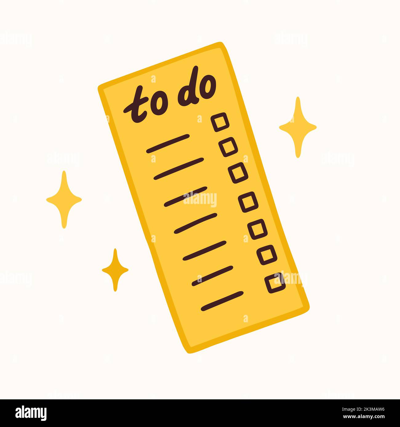 To do list sticker for a social media, making a blog or vlog vector ...