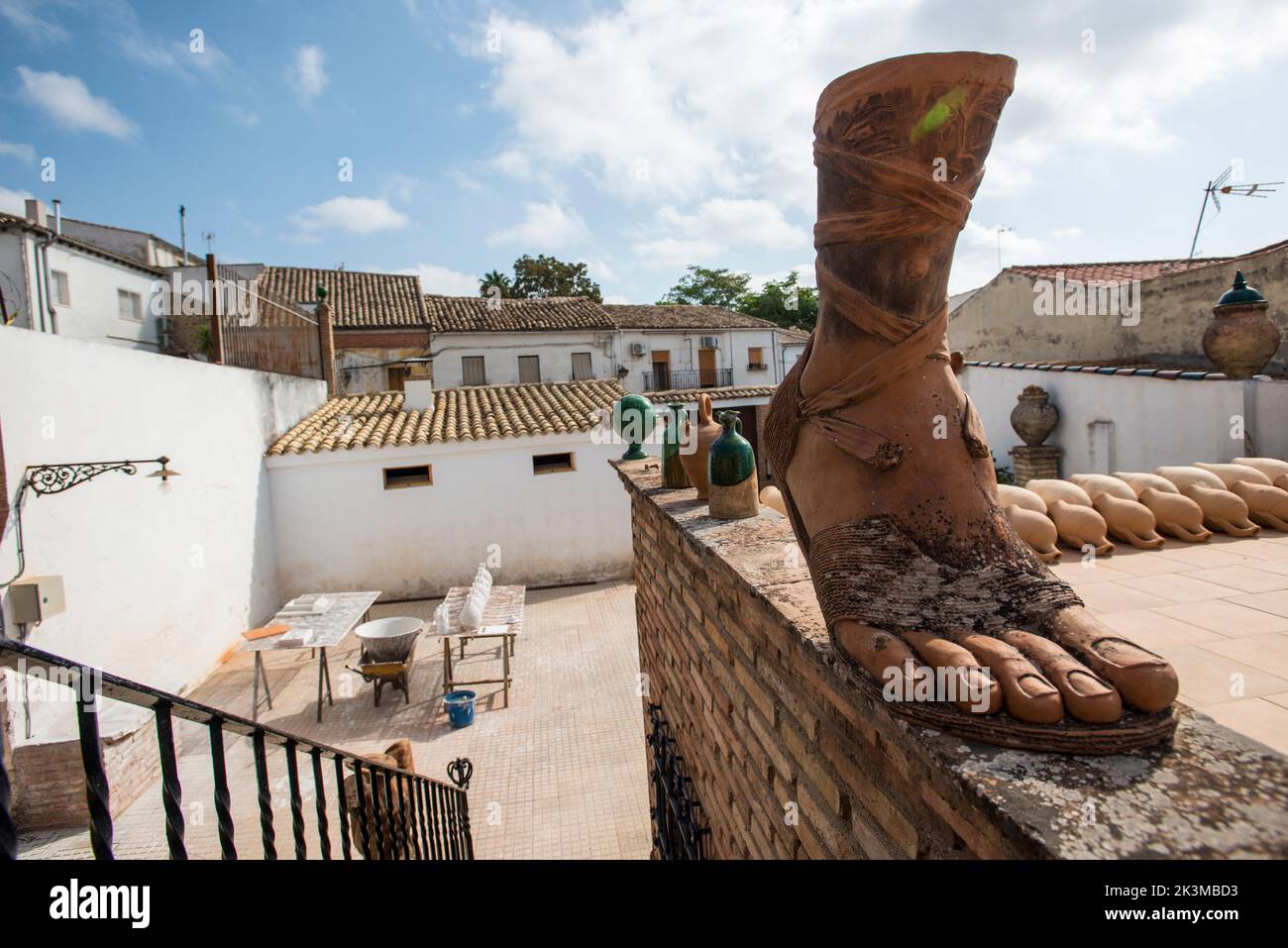 Paco Tito Pottery Museum courtyard, Úbeda, Jaén Stock Photo - Alamy
