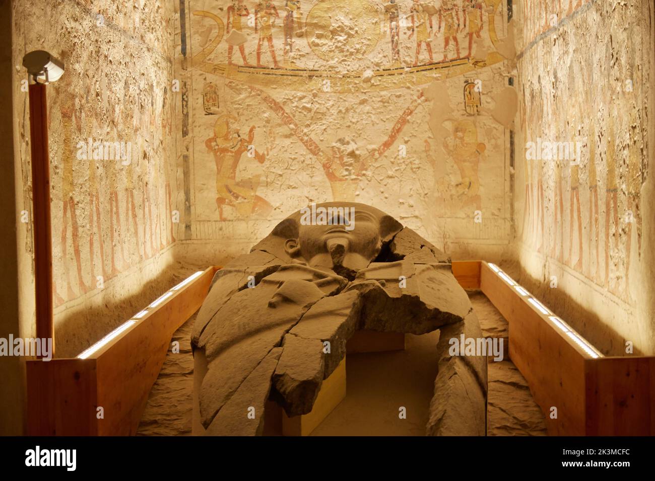 The Colorful Tomb of Ramesses VI in Luxor Stock Photo - Alamy