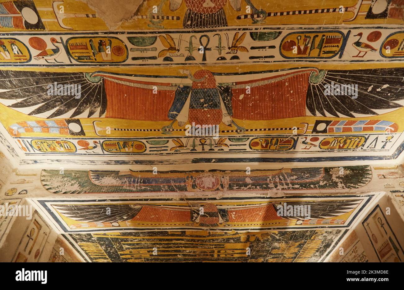 The Colorful Tomb of Ramesses VI in Luxor Stock Photo - Alamy