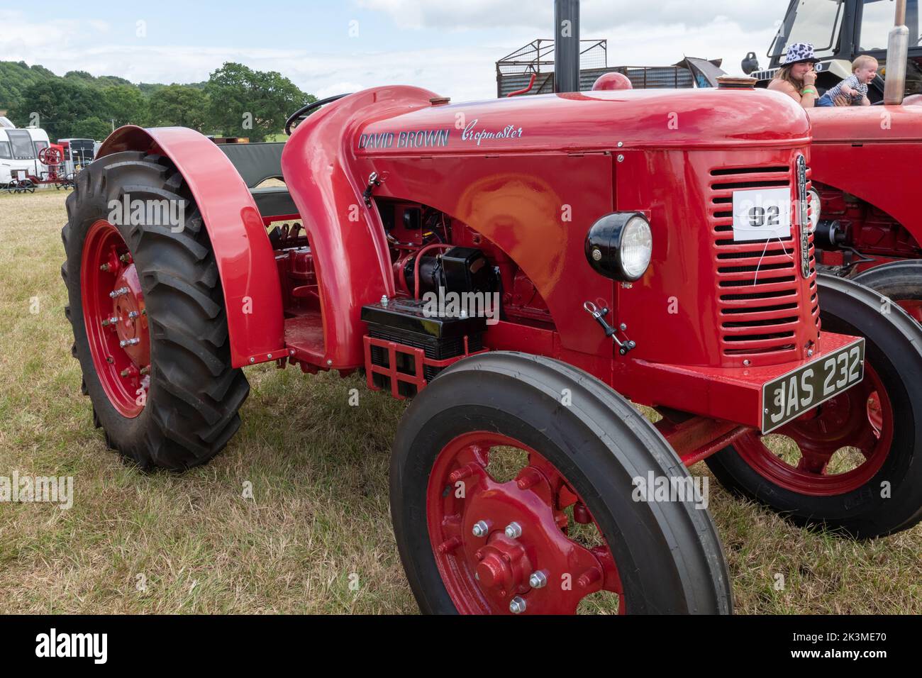 Ilminster.Somerset.United Kingdom.August 21st 2022.A restored David Brown cropmaster is on ...