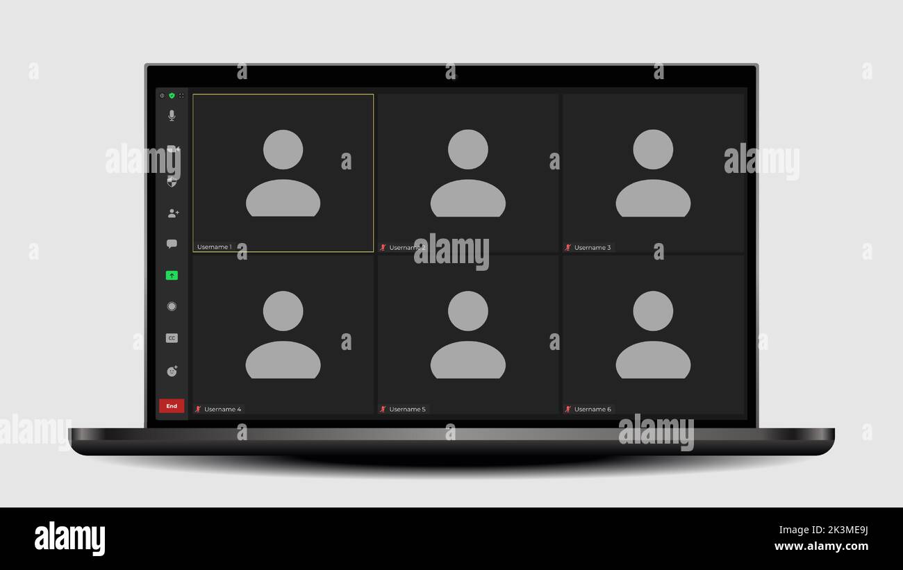 Video conference calls window overlay. Application for social ...