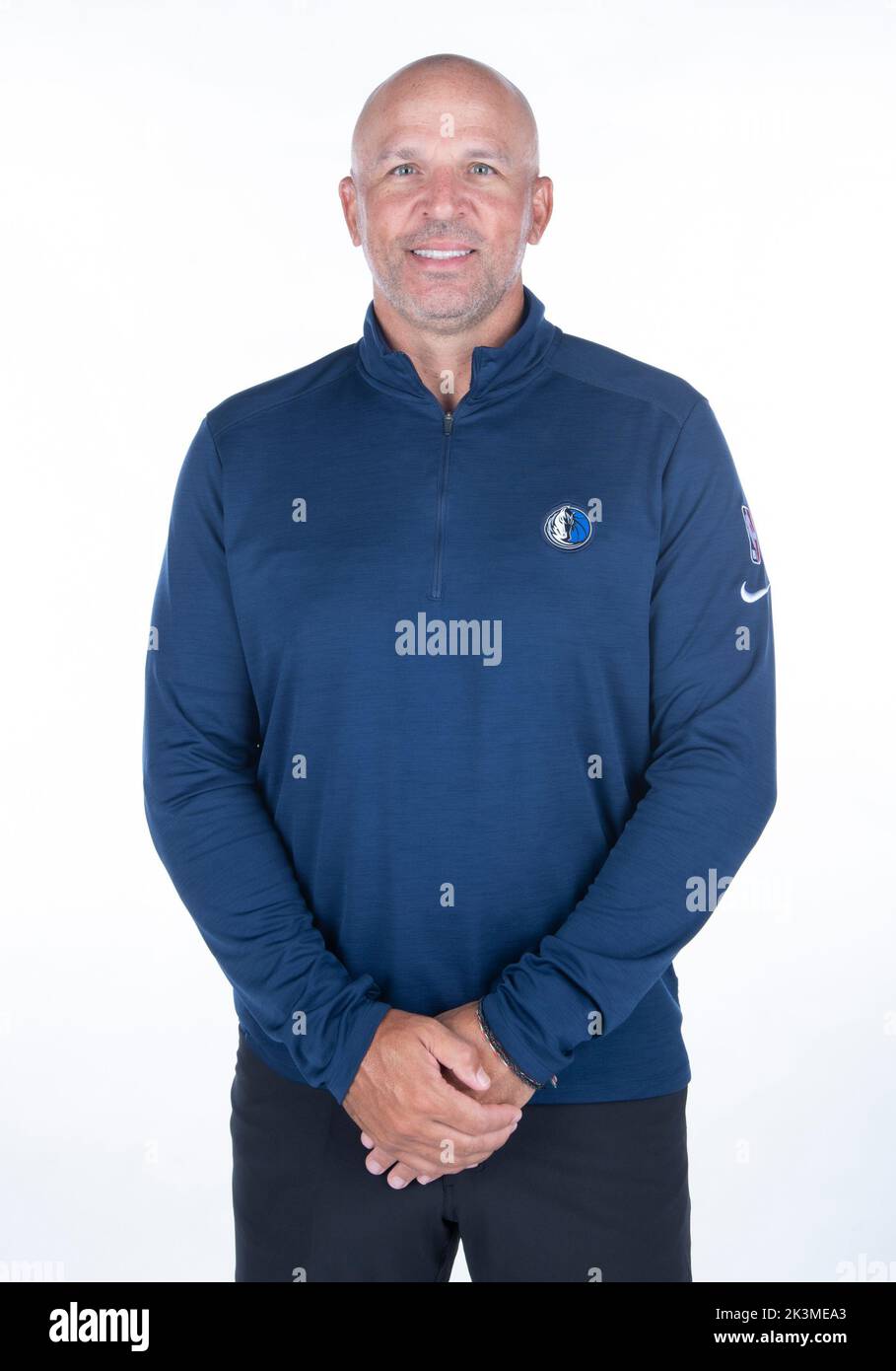 Sept 26, 2022: Dallas Mavericks head coach Jason Kidd poses during the ...
