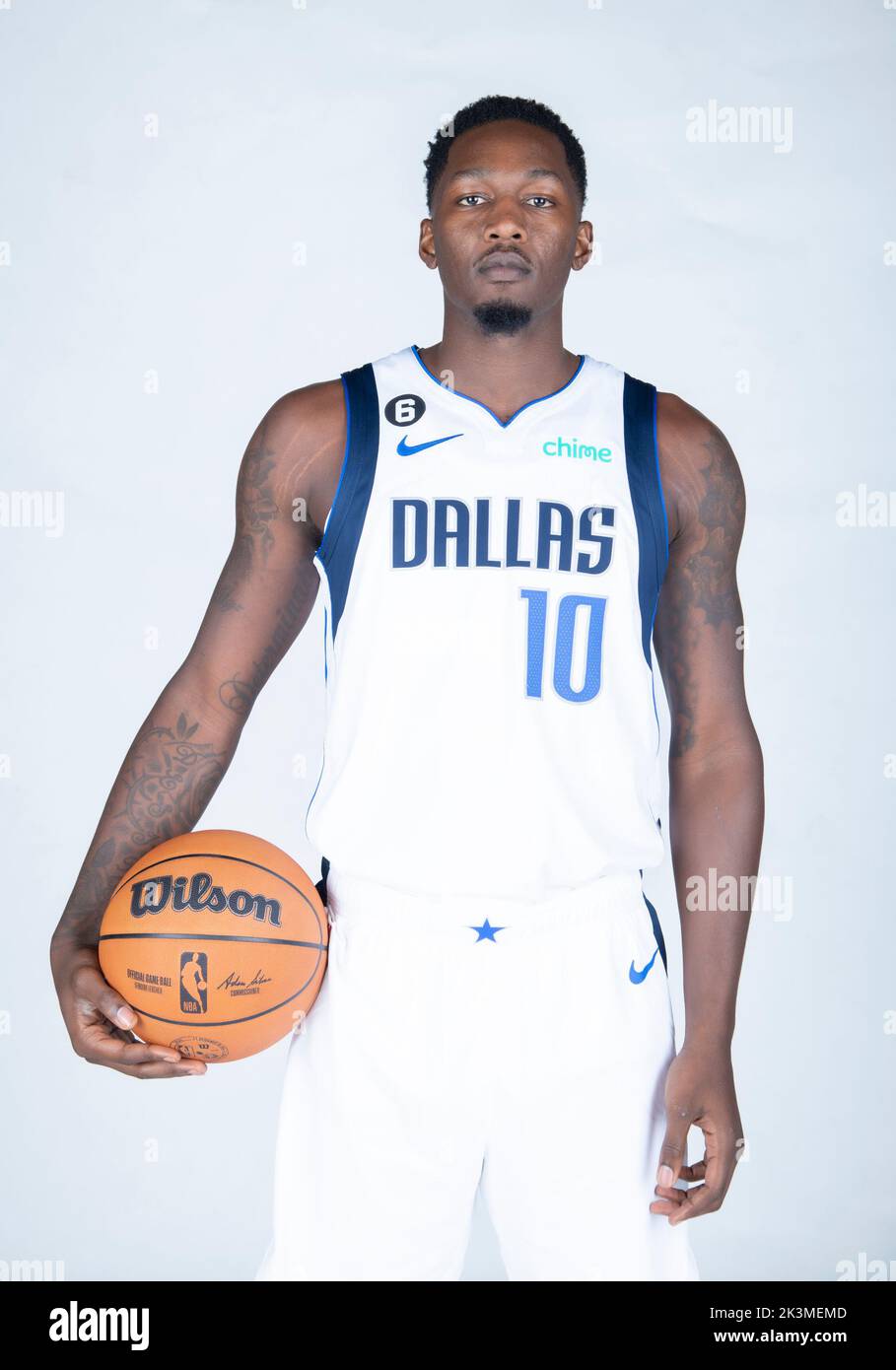 Sept 26, 2022: Dallas Mavericks forward Dorian Finney-Smith #10 poses ...