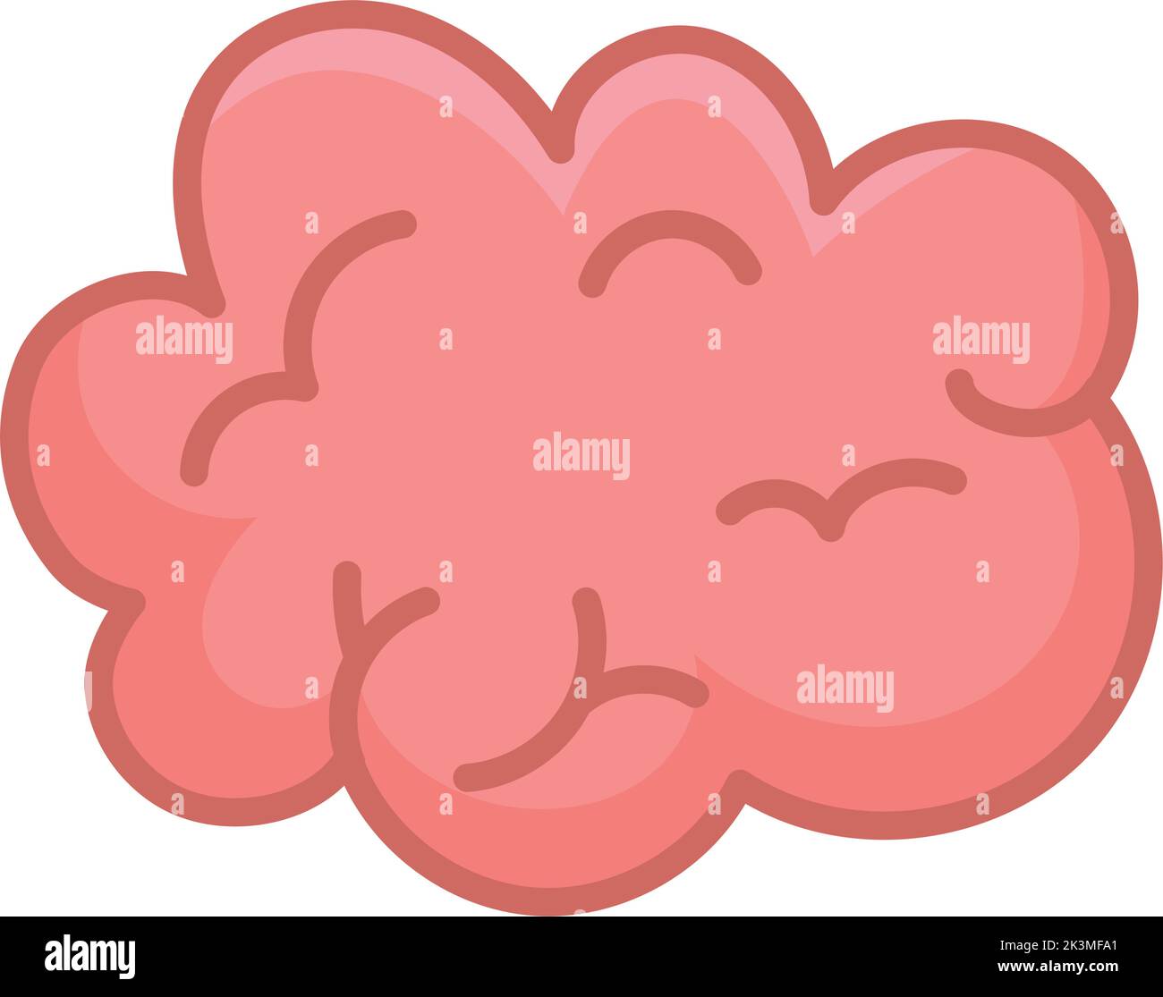cartoon brain icon Stock Vector Image & Art - Alamy