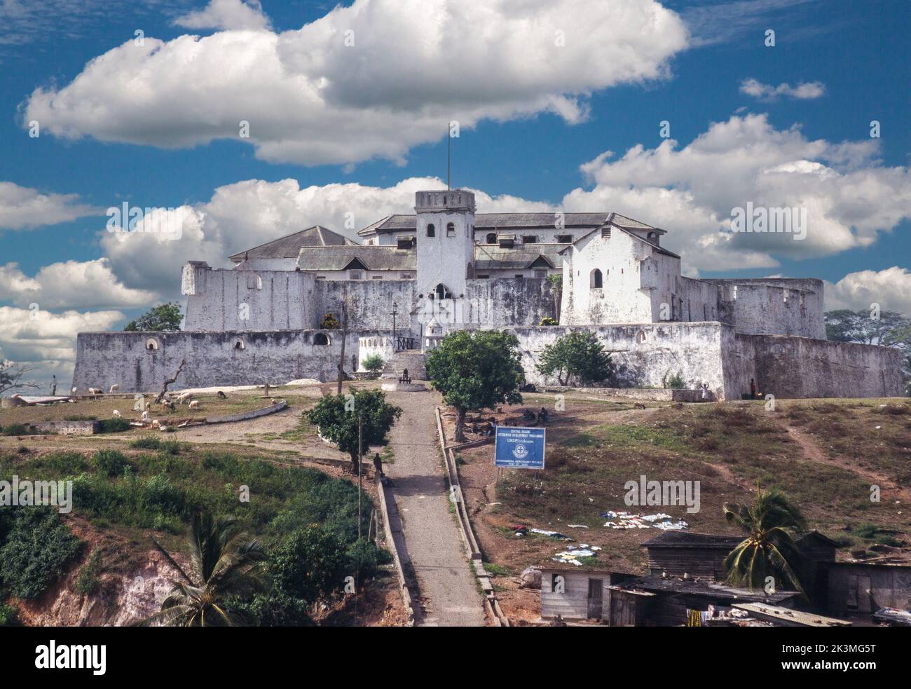 Elmina, Ghana. St. Jago Fort, an Historic Slave Castle. Photographed ...