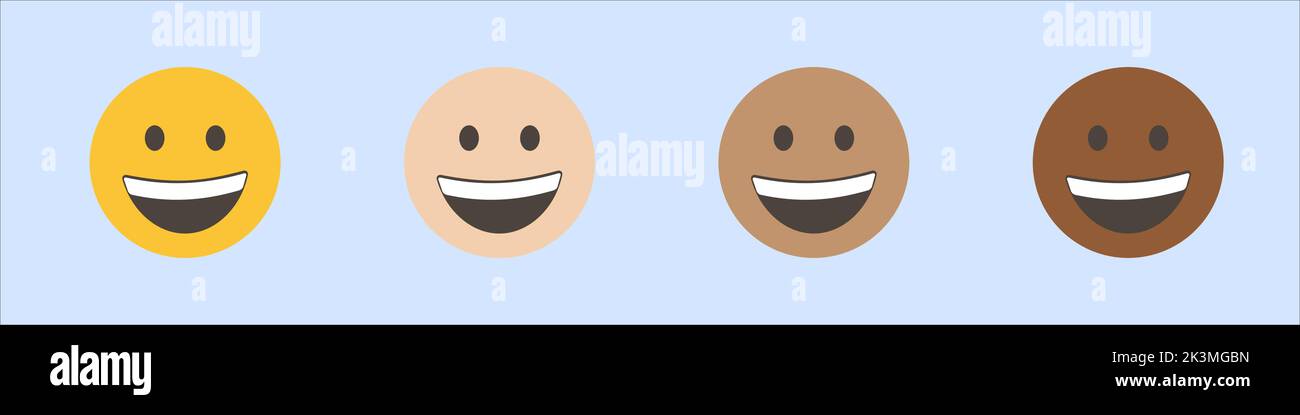 Set smiles, grin. 3D stylized vector icon. realistic emoticon. isolated ...