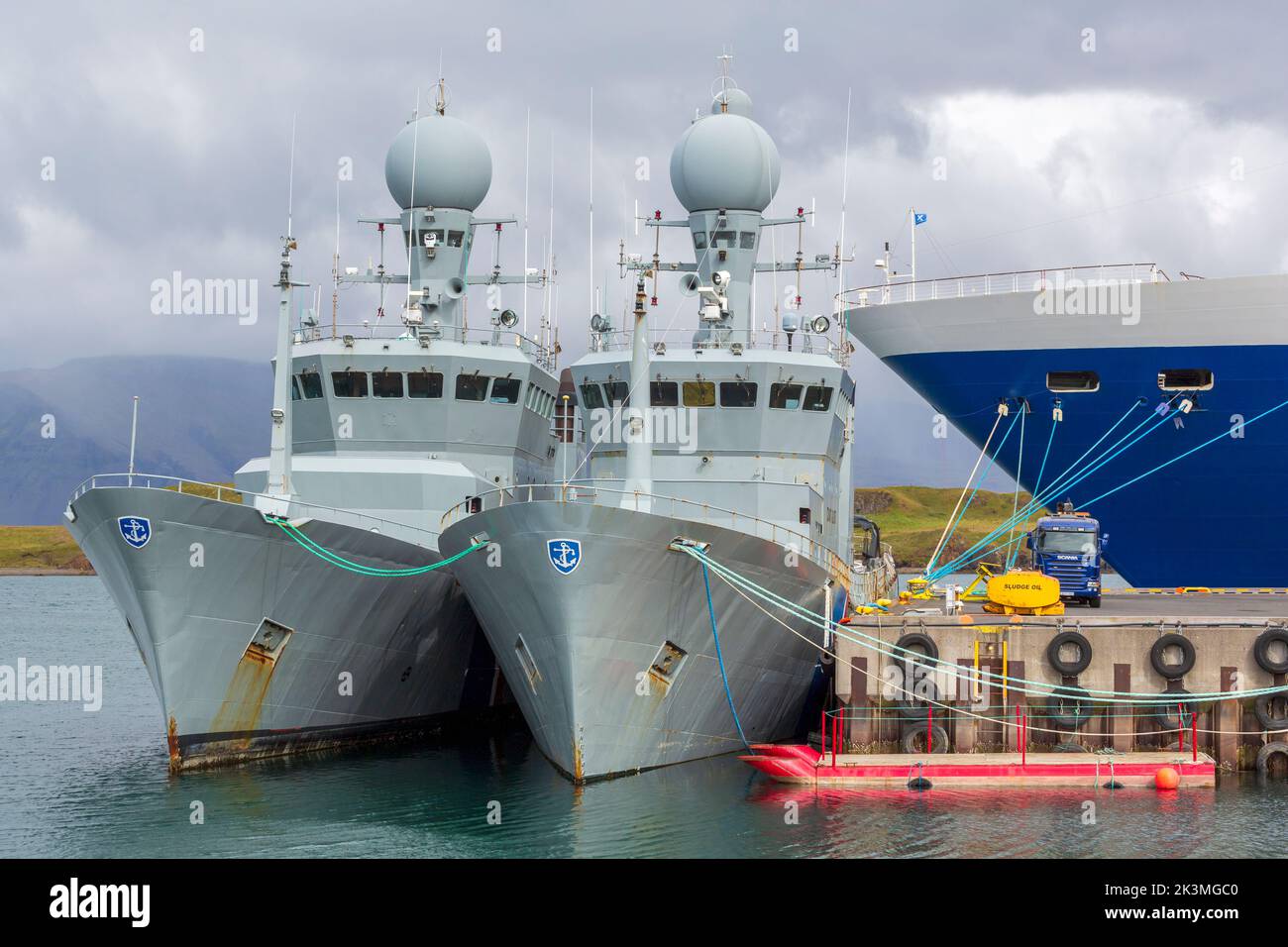 Icelandic Coast Guard ships, Skarabakki Harbour,Reykjavik, Iceland ...