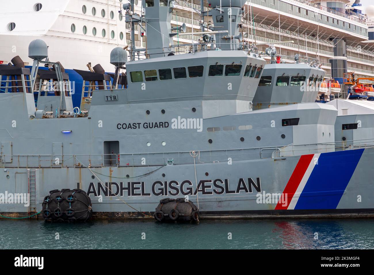 Icelandic Coast Guard ships, Skarabakki Harbour,Reykjavik, Iceland ...