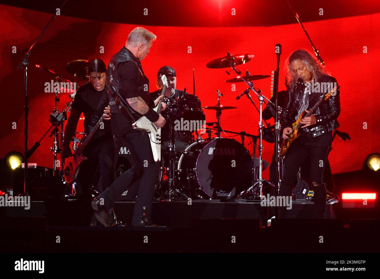 James Hetfield, Robert Trujillo, Lars Ulrich and Kirk Hammett of ...