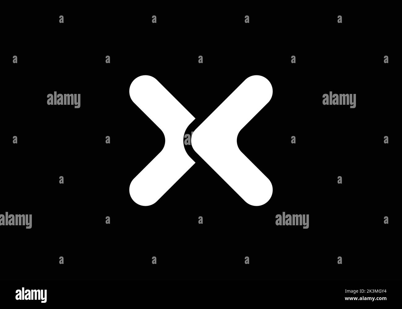 X Initial Monogram Letter x Logo Design Vector Template x Letter Logo ...