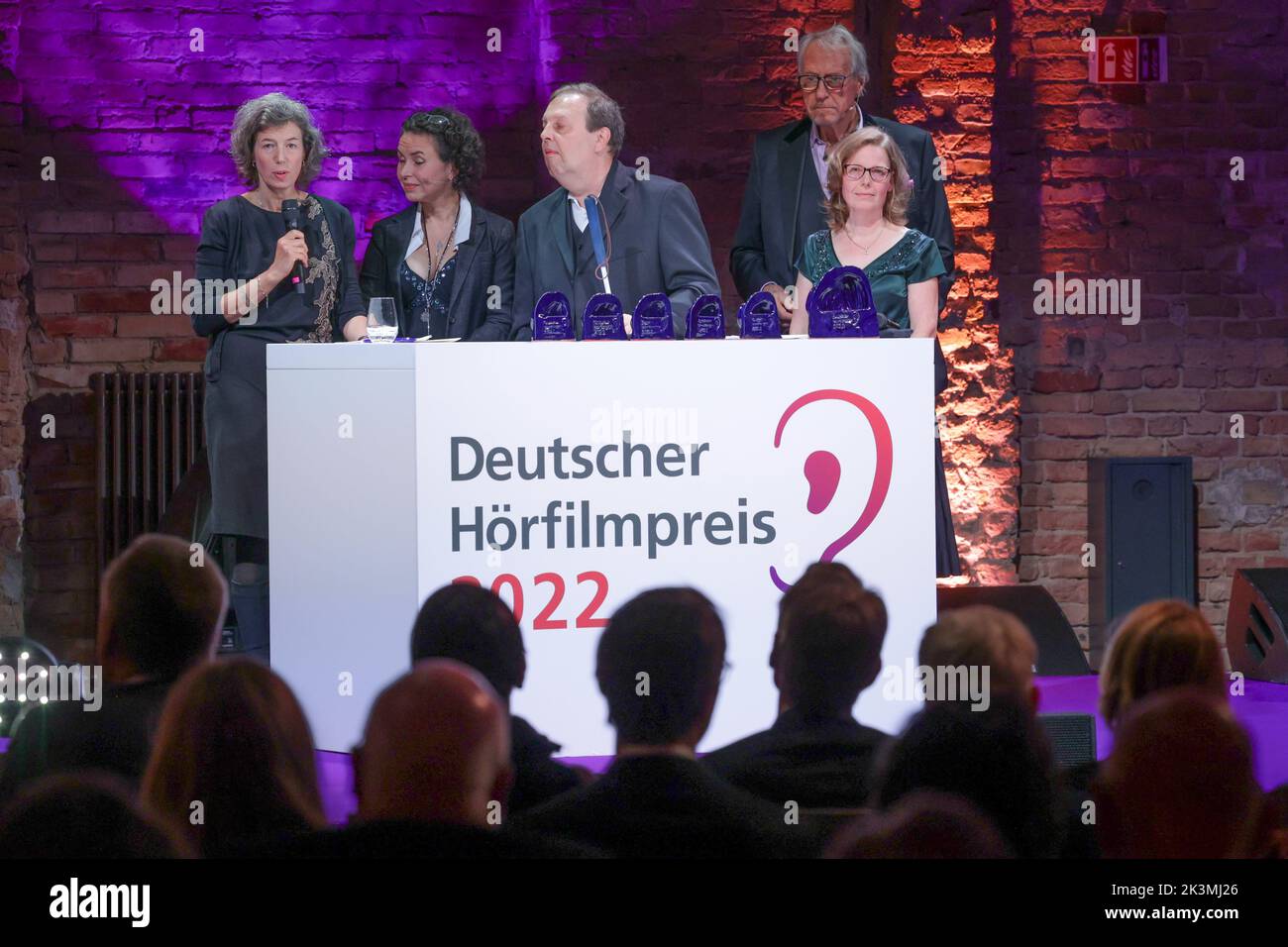 Berlin, Germany. 27th Sep, 2022. The award winners in the "Film ...