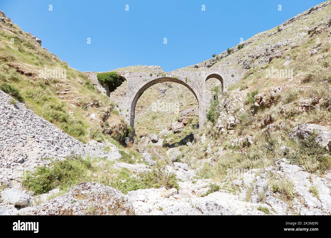 The Ali Pasha Bridge Outside of Gjirokaster, Albania Stock Photo - Alamy