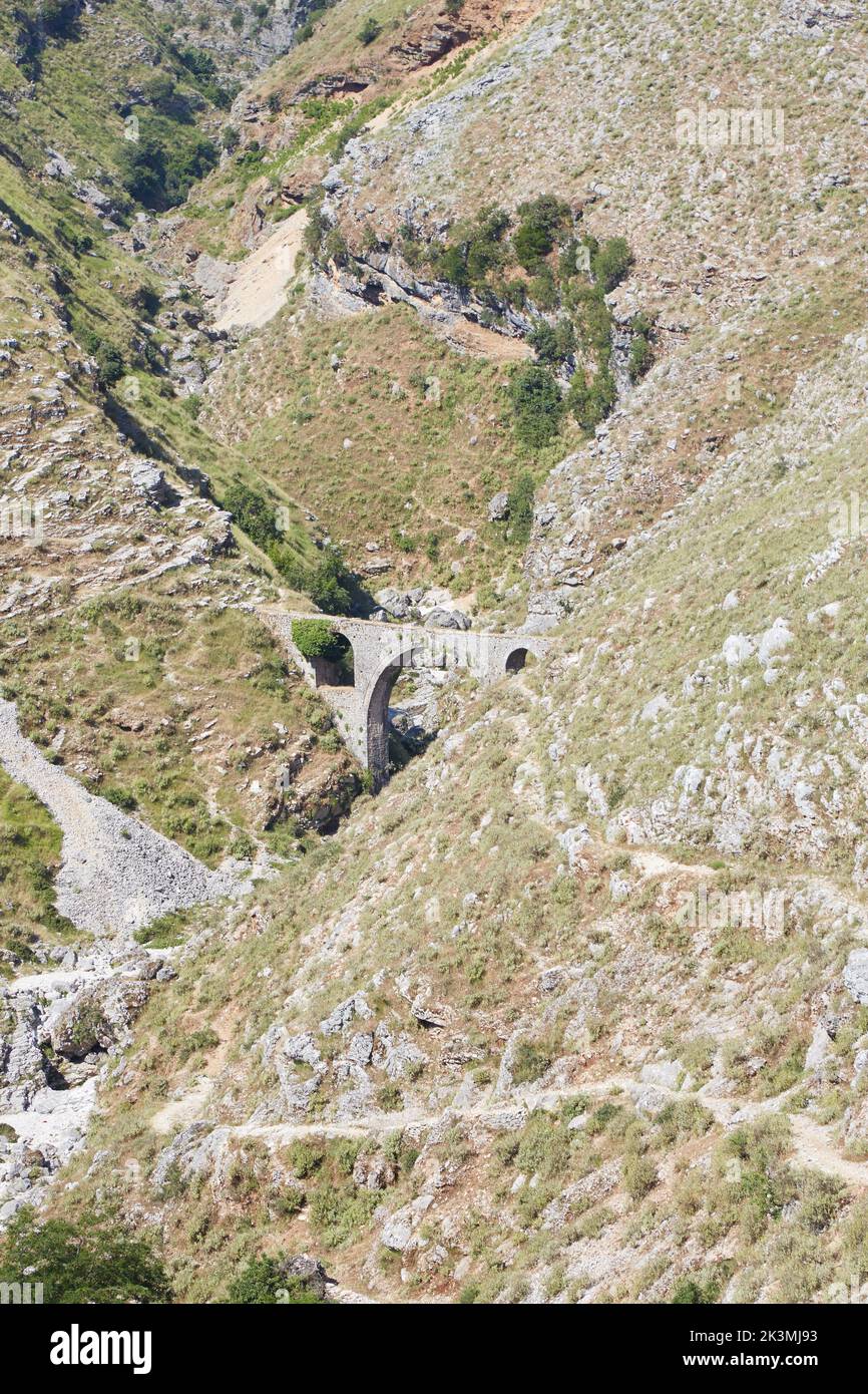 The Ali Pasha Bridge Outside of Gjirokaster, Albania Stock Photo - Alamy