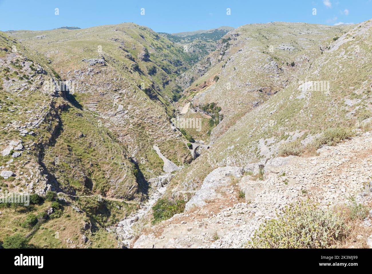 The Ali Pasha Bridge Outside of Gjirokaster, Albania Stock Photo - Alamy