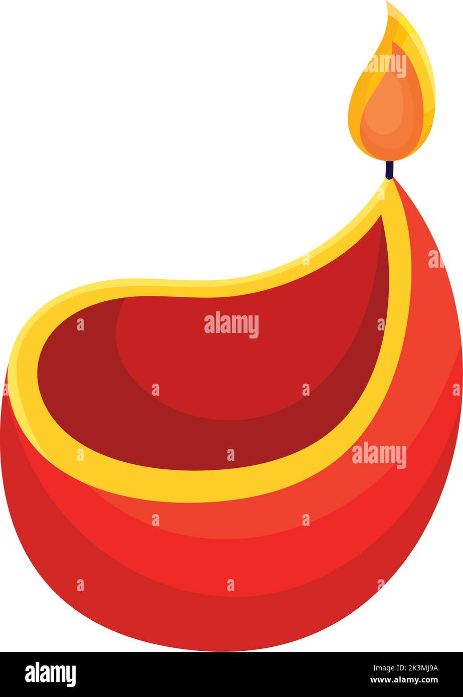 Red diya icon Stock Vector Image & Art - Alamy