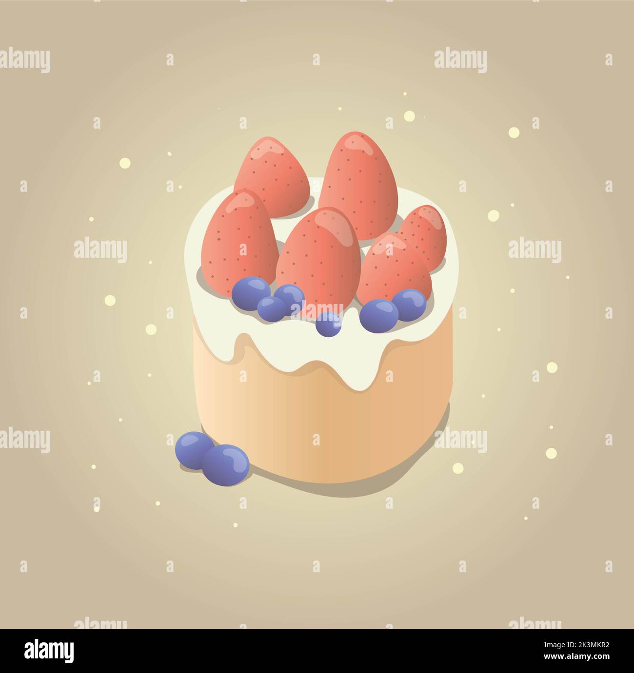 Healthy summer food. Vector sketch. Realistic illustration.summer ...