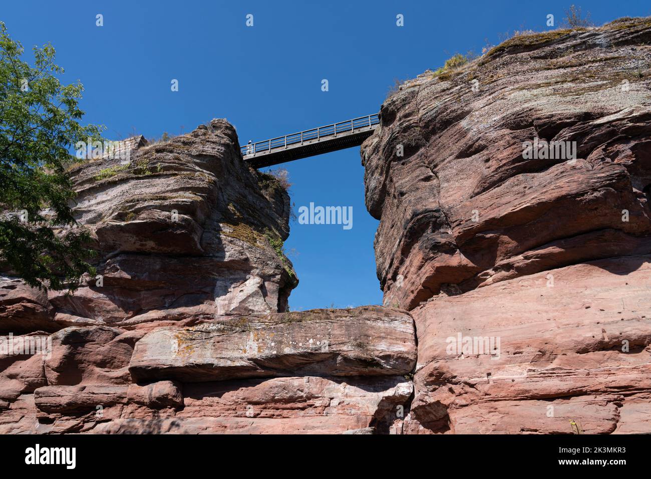 View of Haut-Barr Castle and the Alsace plain Stock Photo - Alamy