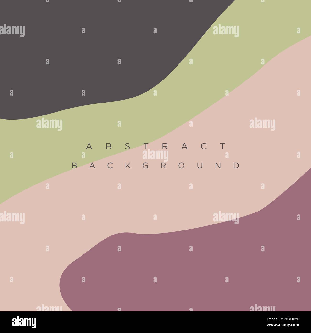 Abstract background with green, pink, purple color layers and editable ...