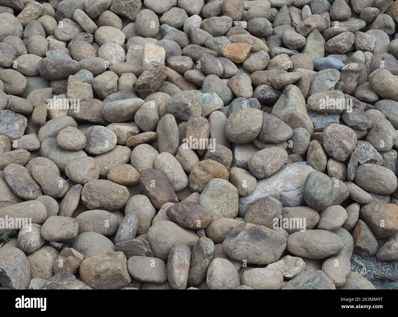 grey cobblestone texture useful as a background Stock Photo - Alamy