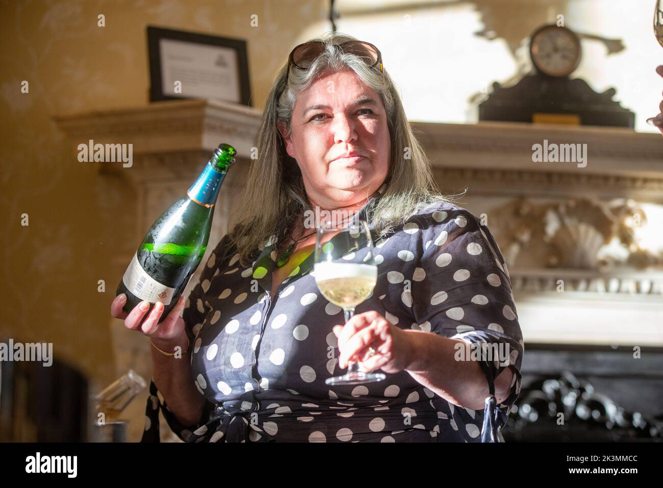 London, England, UK. 26th Sep, 2022. Author CINDY-MARIE HARVVEY is seen during a briefing with ...